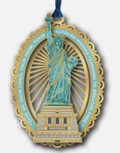Statue of Liberty collectible ornament - Walter Reed Society